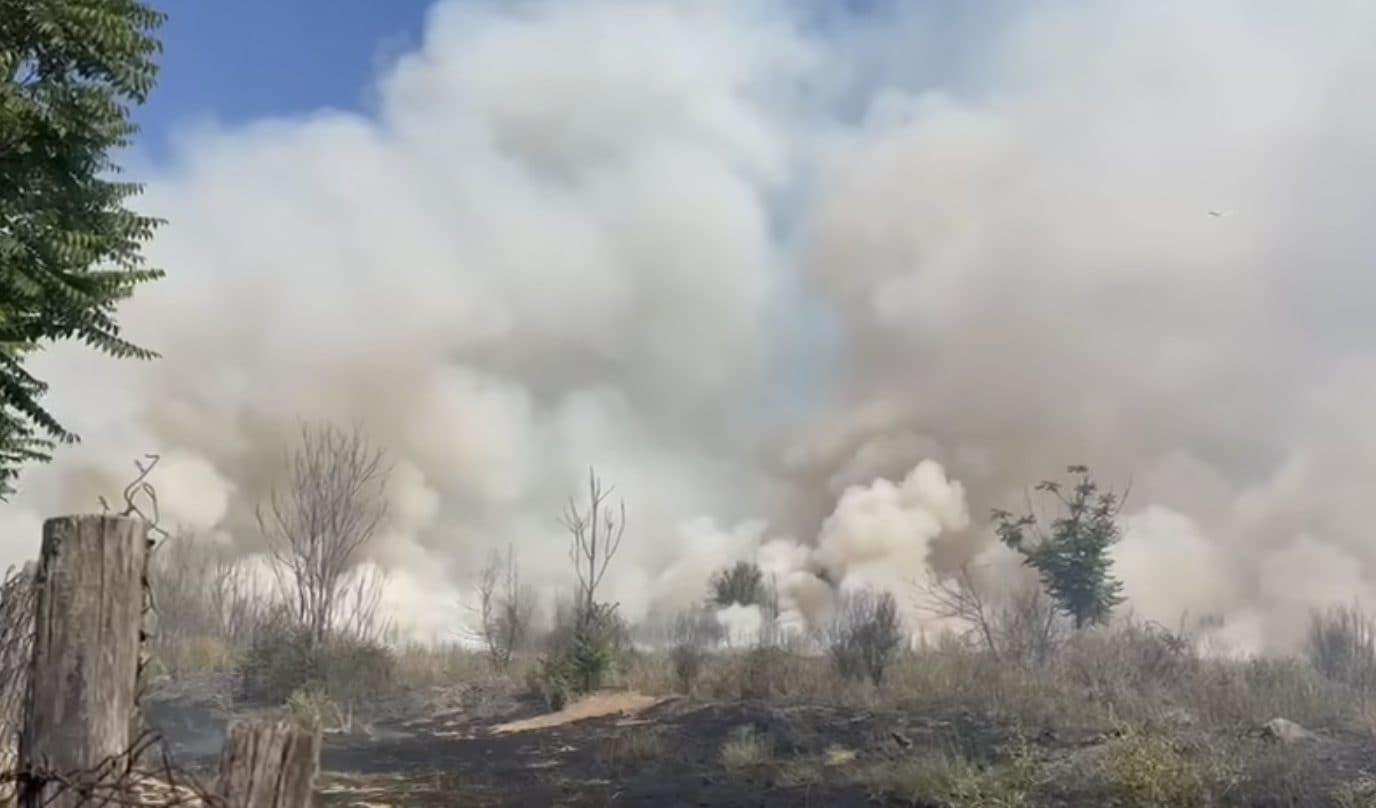 Due incendi a Roma Est, in fiamme il pratone di Torre Spaccata: chiusa ...