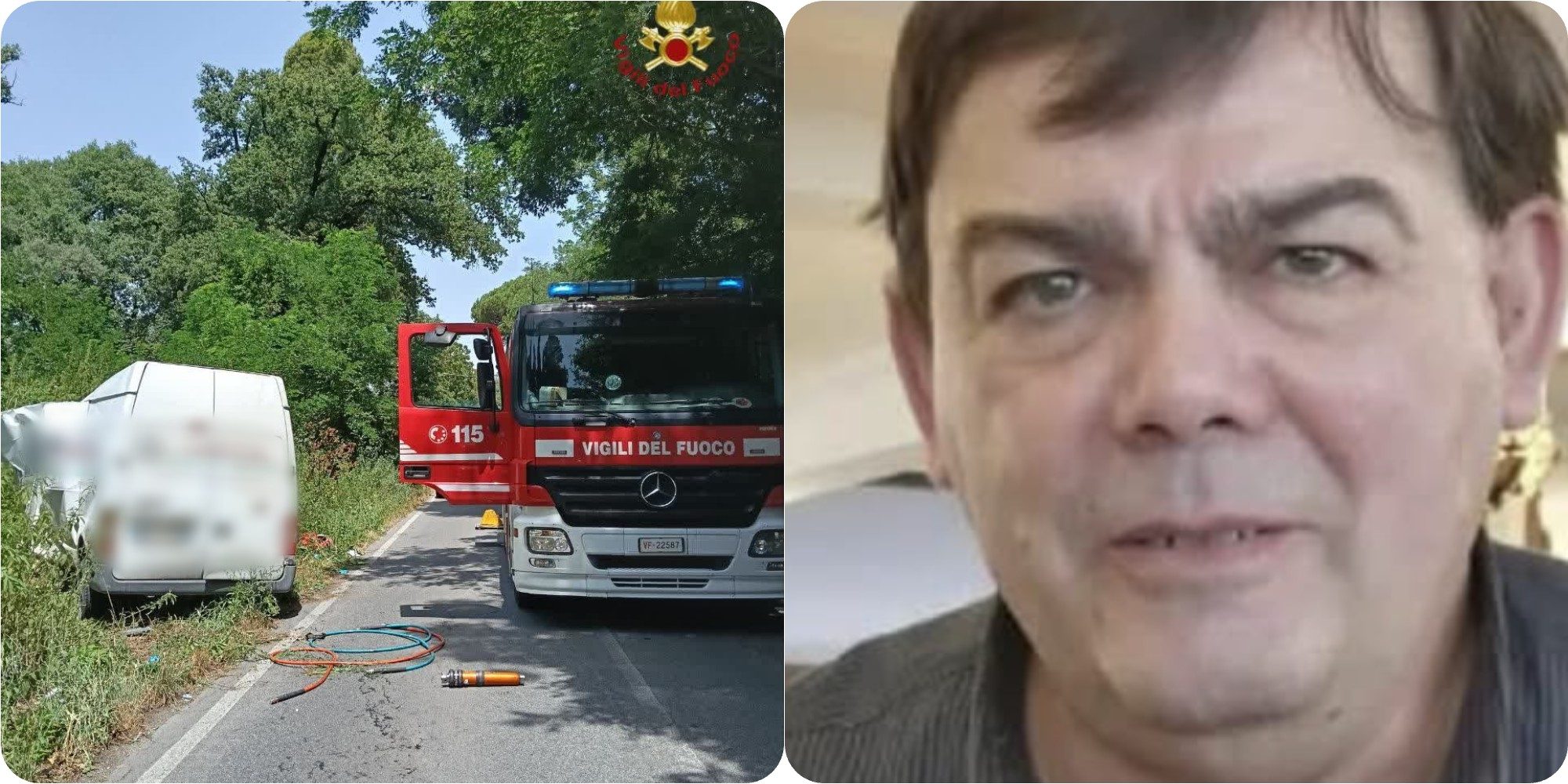 Schianto fra due furgoni e un'auto, dopo ore di agonia è morto l ...