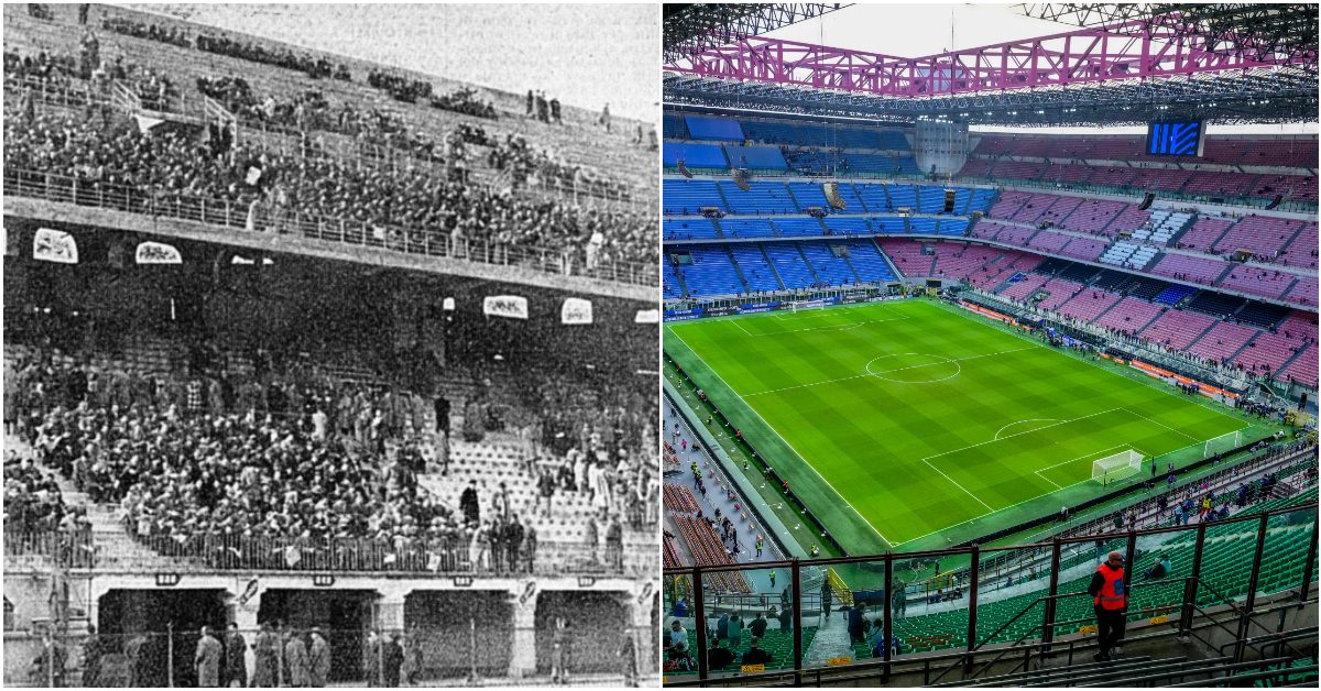 Una foto di gennaio 1955 del secondo anello dello stadio di San Siro può cambiare il destino del ...