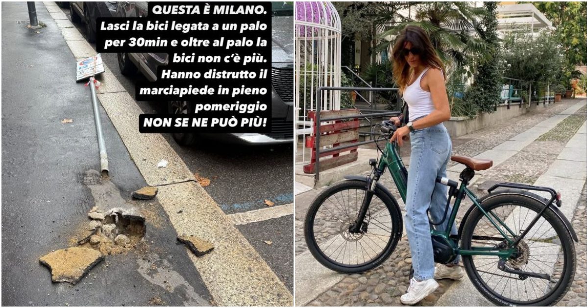 Derubata la pilota Vicky Piria a Milano: "Avevo legato la bici a un ...