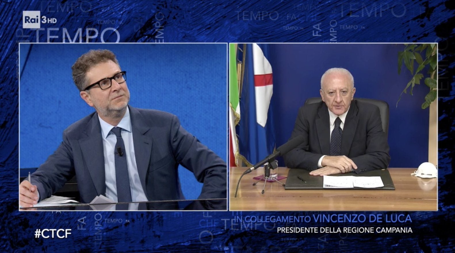 De Luca a "Che tempo che fa": "Se festeggiamo il Natale avremo altri ...