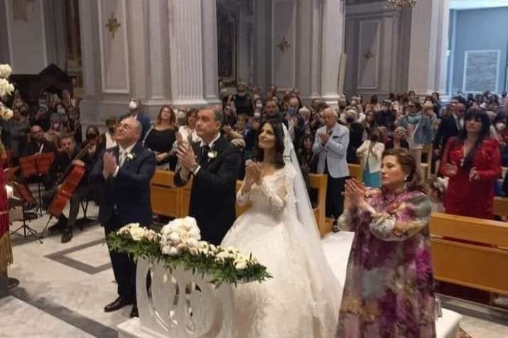 Il figlio di Mario Merola si sposa, i testimoni sono i Polese de La Sonrisa