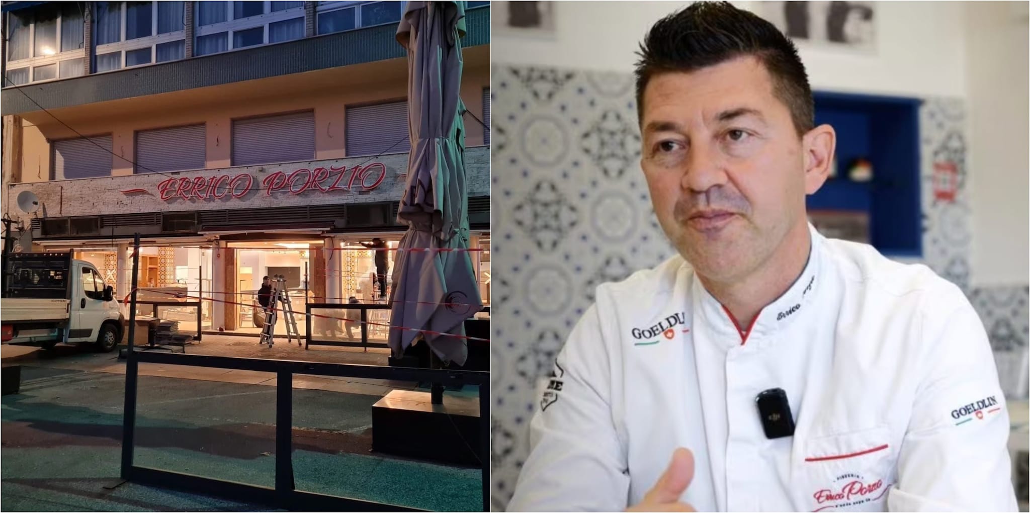Errico Porzio apre una pizzeria sul Lungomare: 'sfida' social con Sorbillo