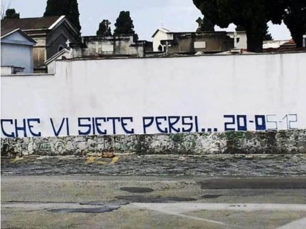 "Cosa vi siete persi!": la storia della scritta per lo scudetto al ...