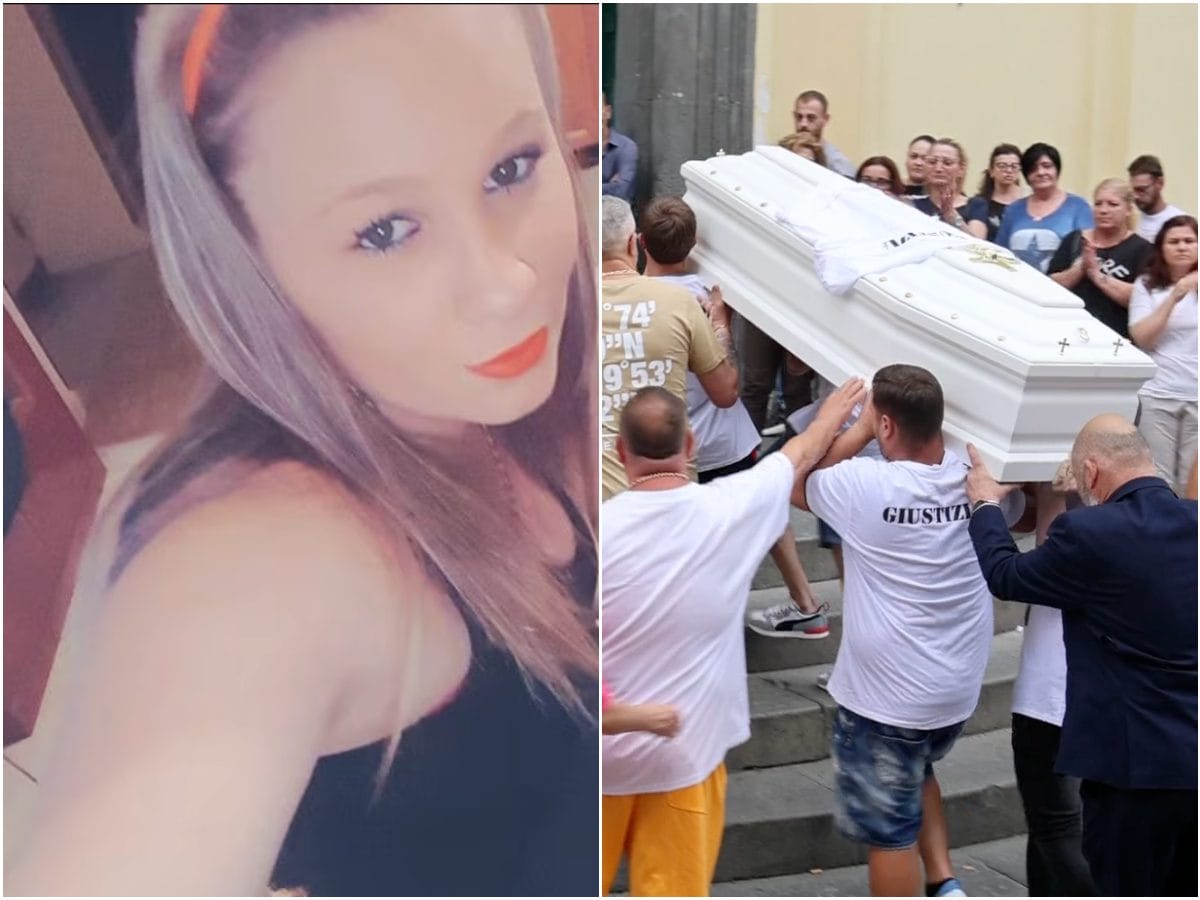 I funerali di Brigida Pesacane, uccisa a 23 anni: "Siate voi gli angeli ...