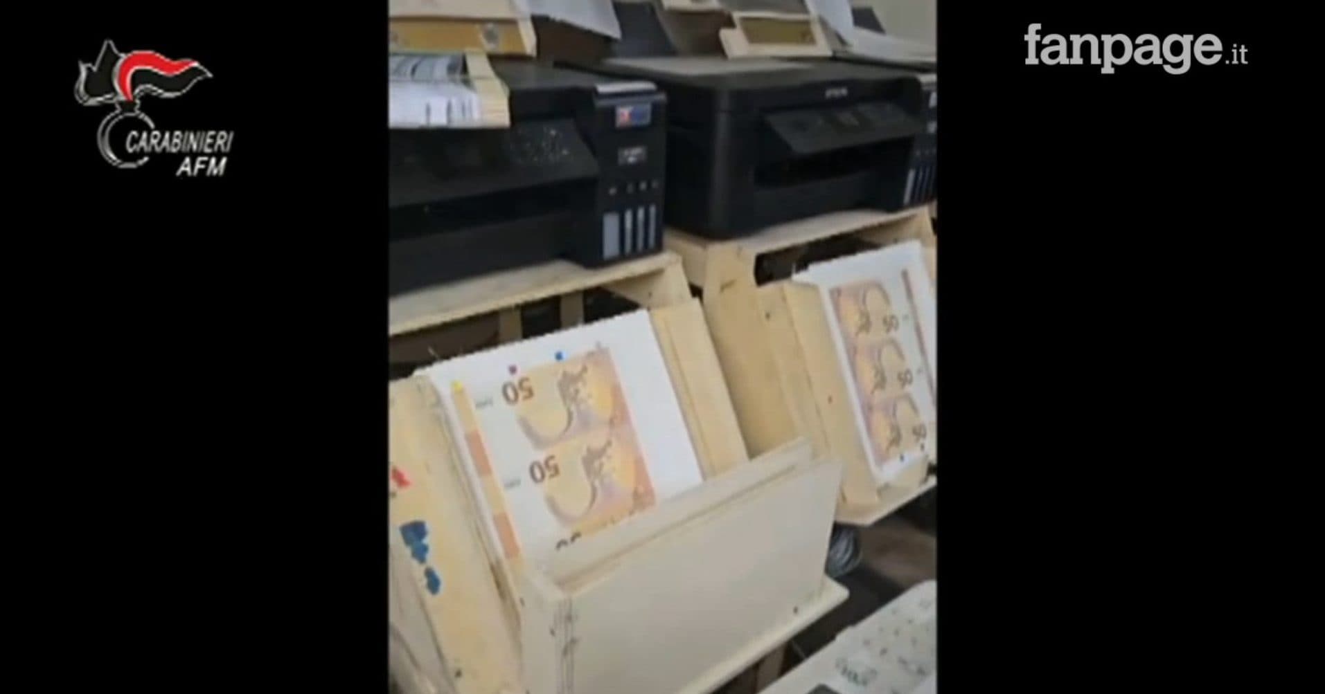 In un bunker a Napoli si producevano banconote false da 20, 50 e 100 ...