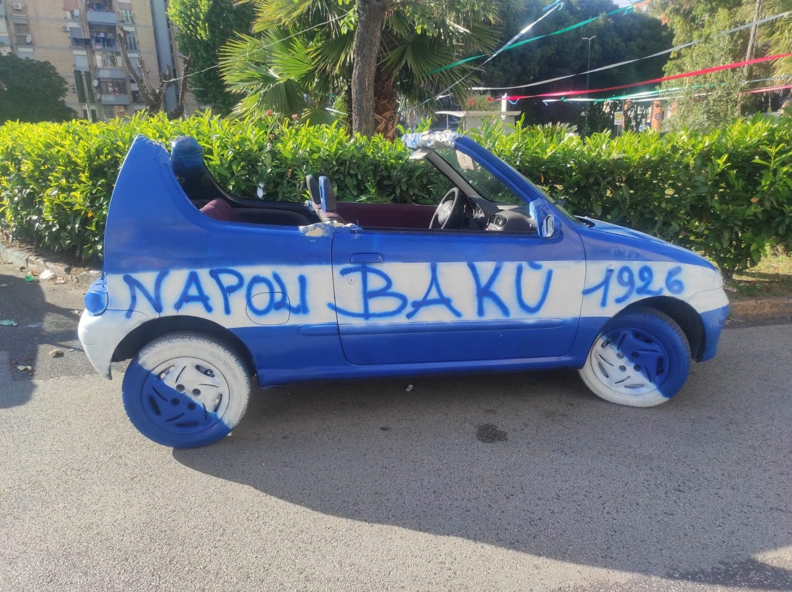 Le auto rubate e segate per la festa scudetto del Napoli: per ora si contano 38 casi