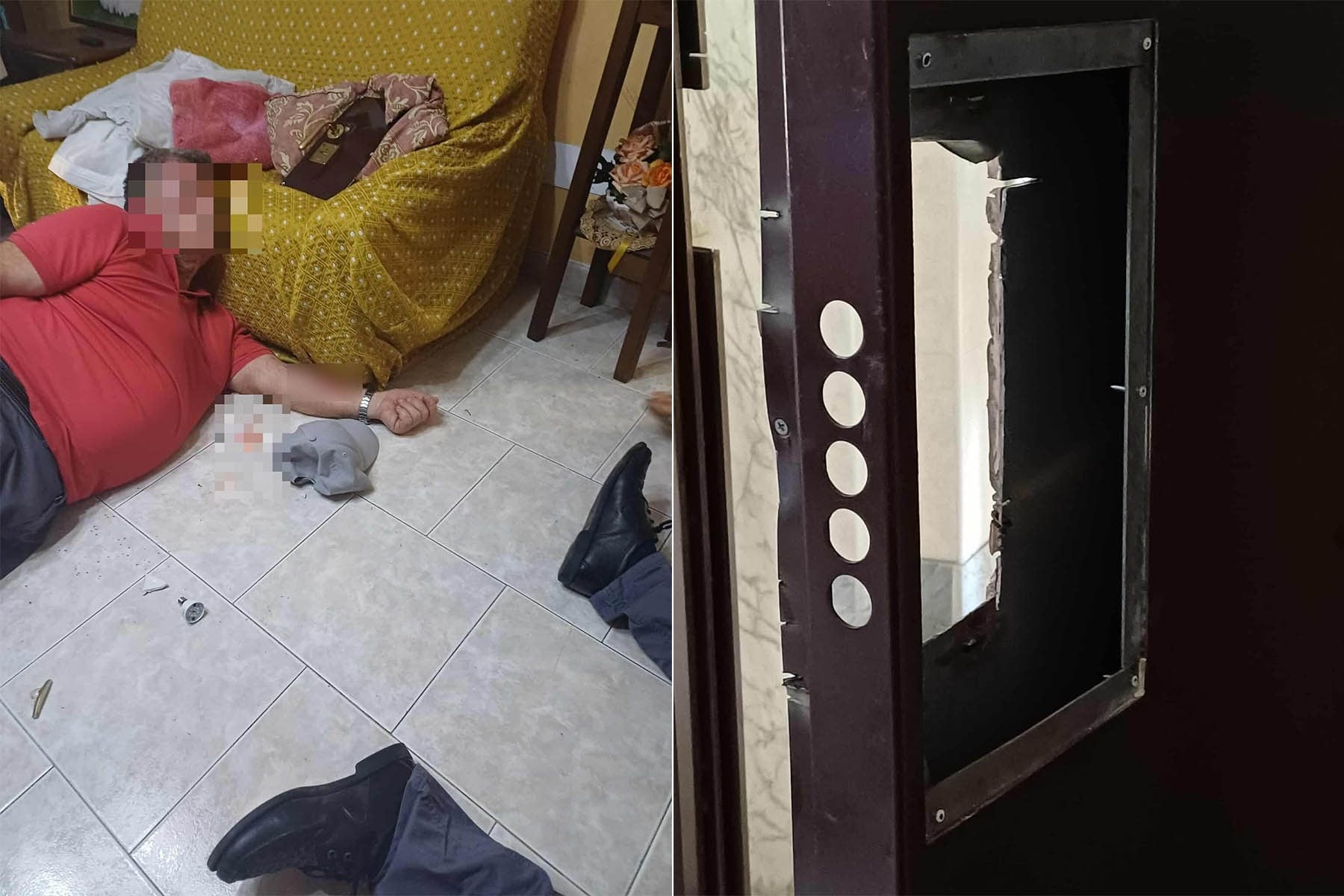 "Serratura segata col flex e picchiati a sprangate per occupare la casa ...