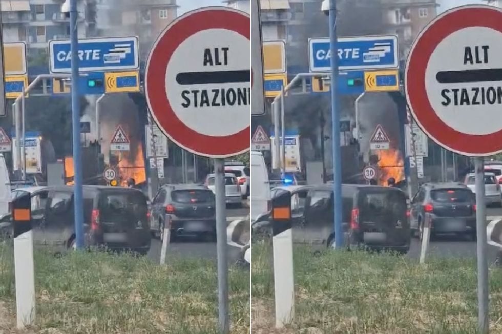 Un'altra auto incendiata sulla Tangenziale di Napoli, è la seconda in ...
