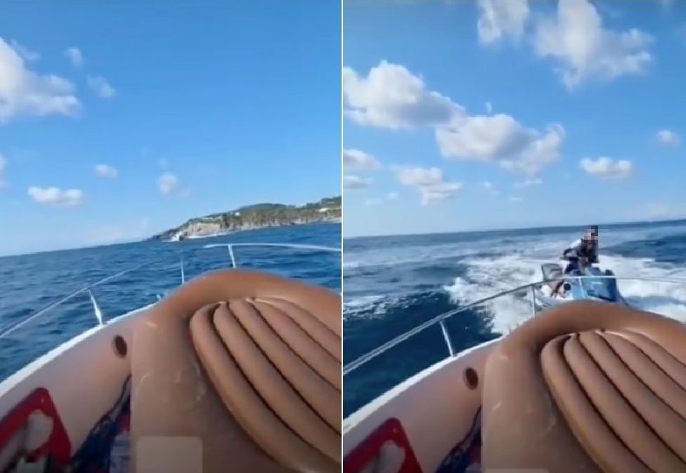 Naviga su una barca sequestrata poi si scontra con la polizia in acquascooter: agente ferito