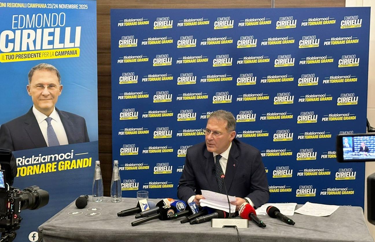Regionali Campania, è il giorno di Edmondo Cirielli, candidato del ...
