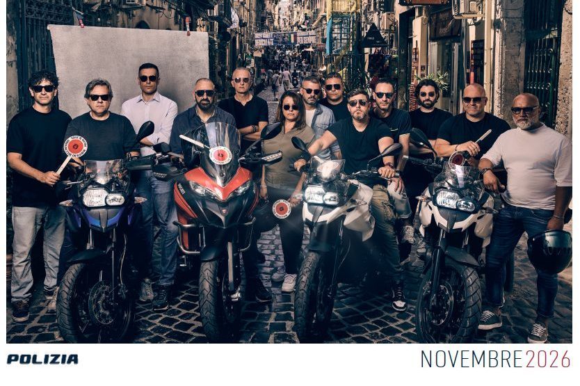 I Falchi della Squadra Mobile di Napoli nel calendario 2026 della ...