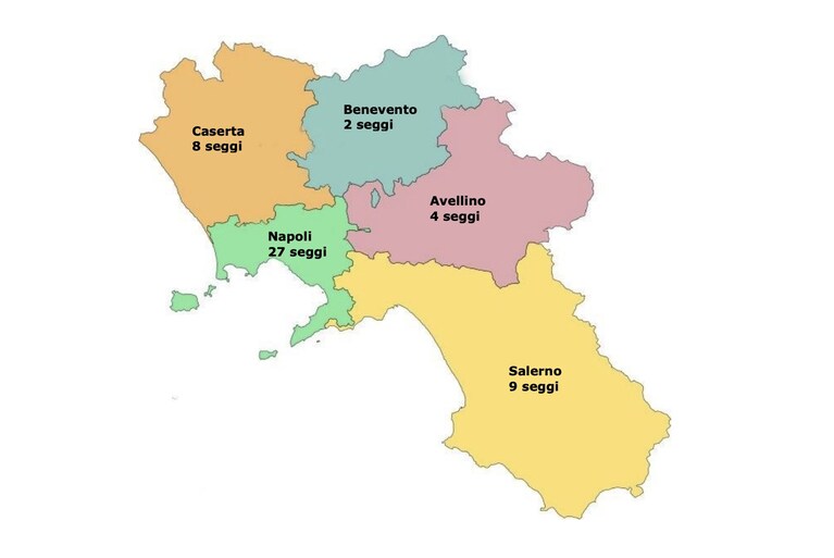 Elezioni Campania 2025, il fac simile della scheda elettorale: simboli ...
