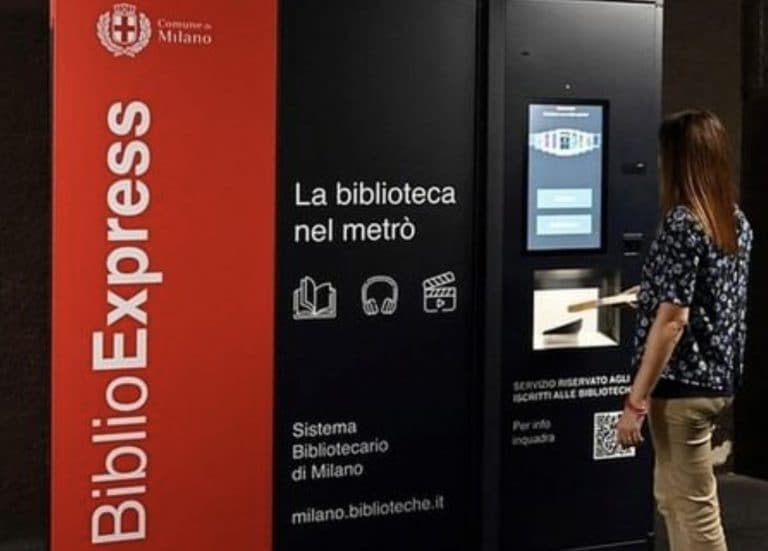 A Milano arriva BiblioExpress, il distributore automatico di libri, ed è subito un successo