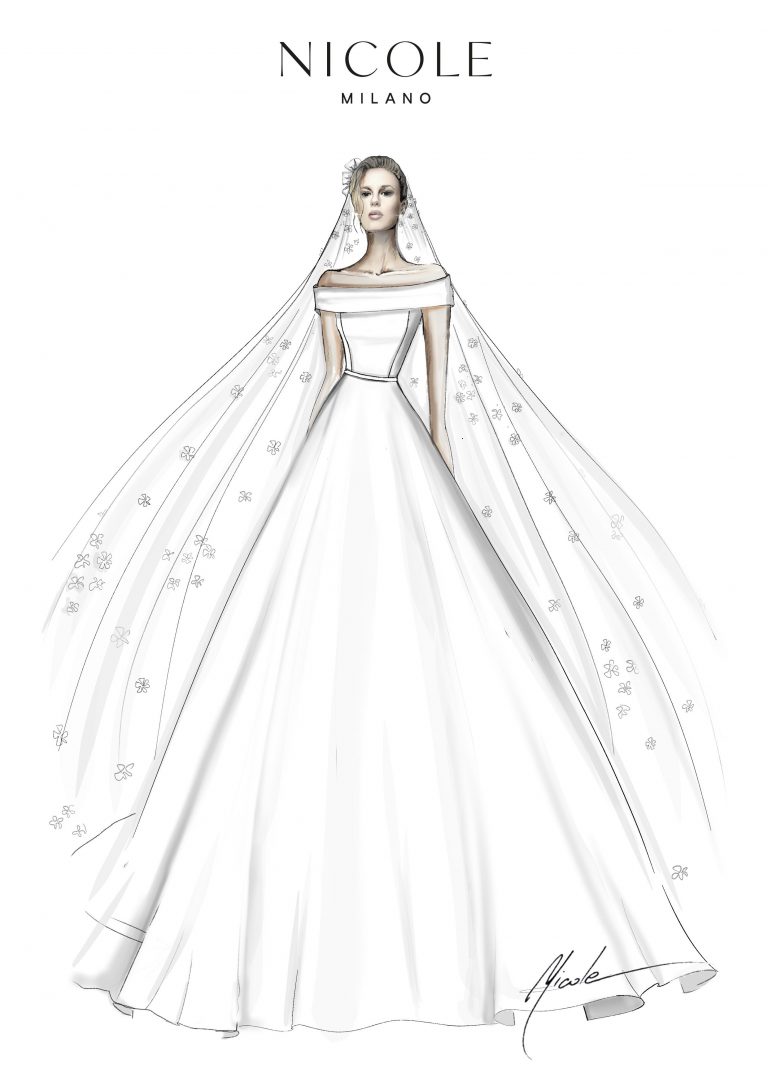 I tre abiti da sposa di Federica Pellegrini: festa in tuta, look nero ...