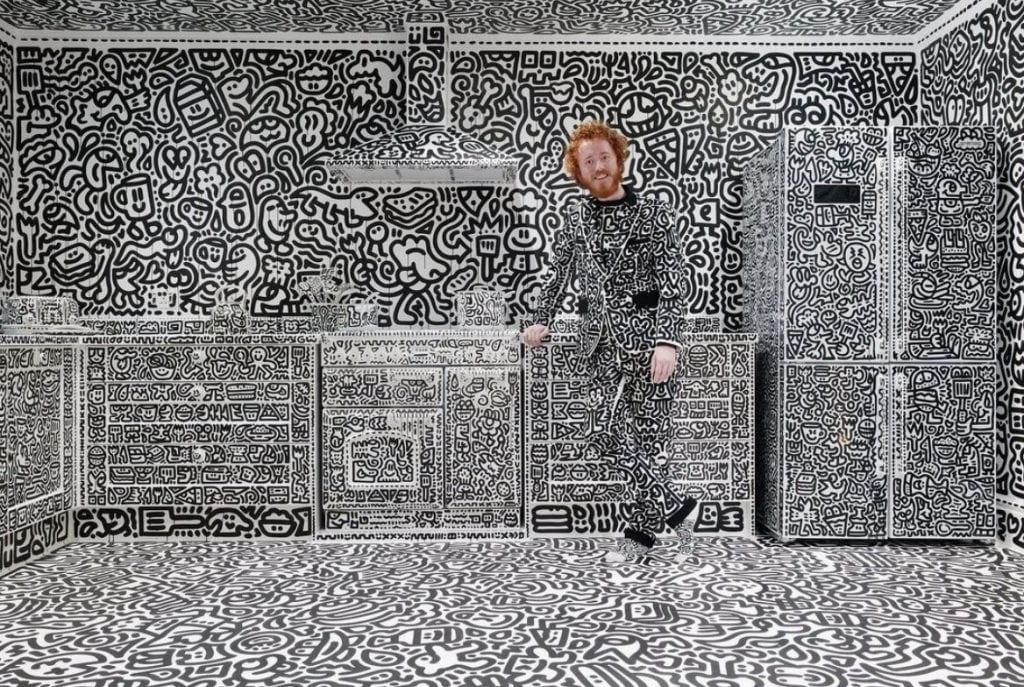 Doodle House, la casa che è un'opera d'arte interamente coperta di ...