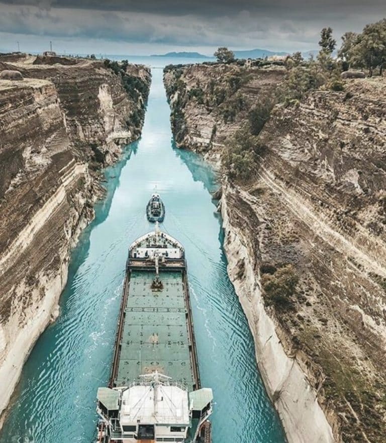 Canale di Corinto: l'istmo artificiale che ha richiesto 2500 anni di lavoro