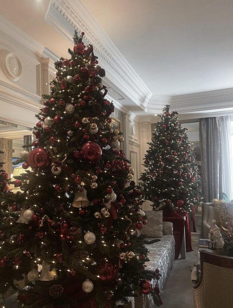 Il Natale a casa di Cristina Marino e Luca Argentero è scintillante e ...