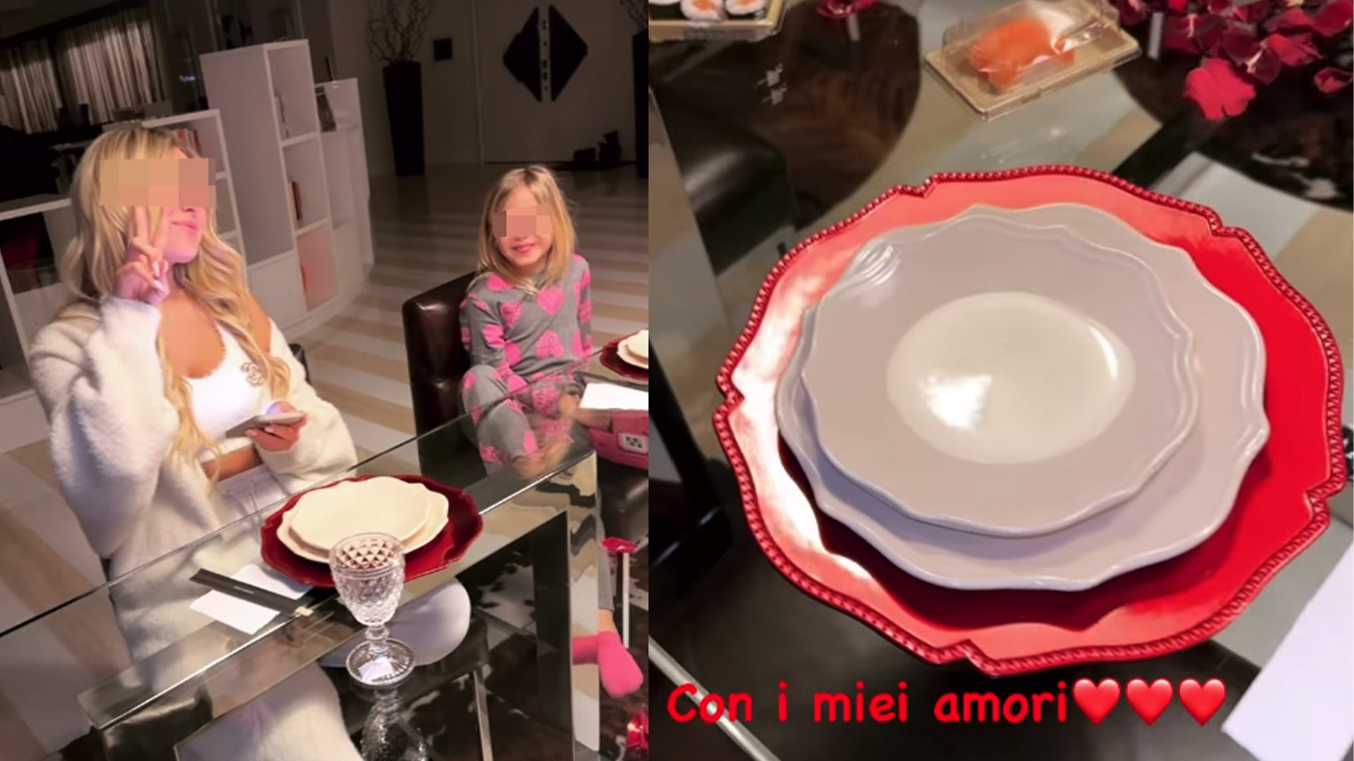 Ilary Blasi festeggia San Valentino con le figlie Isabel e Chanel: la ...