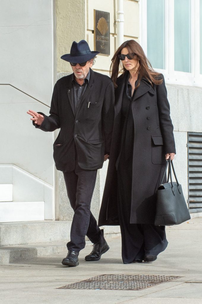 Monica Bellucci e Tim Burton: la prima foto di coppia è coi look ...