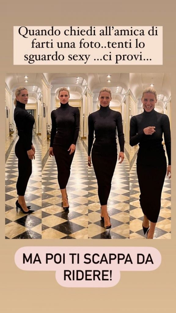 Michelle Hunziker regina di ironia: "Quando tenti lo sguardo sexy ma ti ...