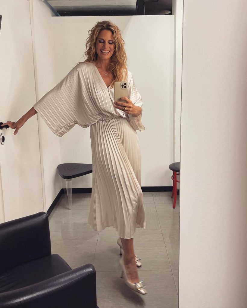 Filippa Lagerback nell'ultima puntata di Che Tempo Che Fa saluta il ...