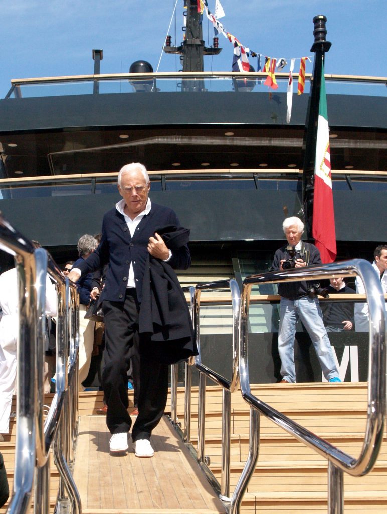 Lo yacht di Giorgio Armani: quanto vale l'imbarcazione di 65 metri con ...