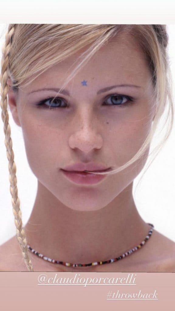 Michelle Hunziker ricorda i suoi anni '90: la vecchia foto con le ...