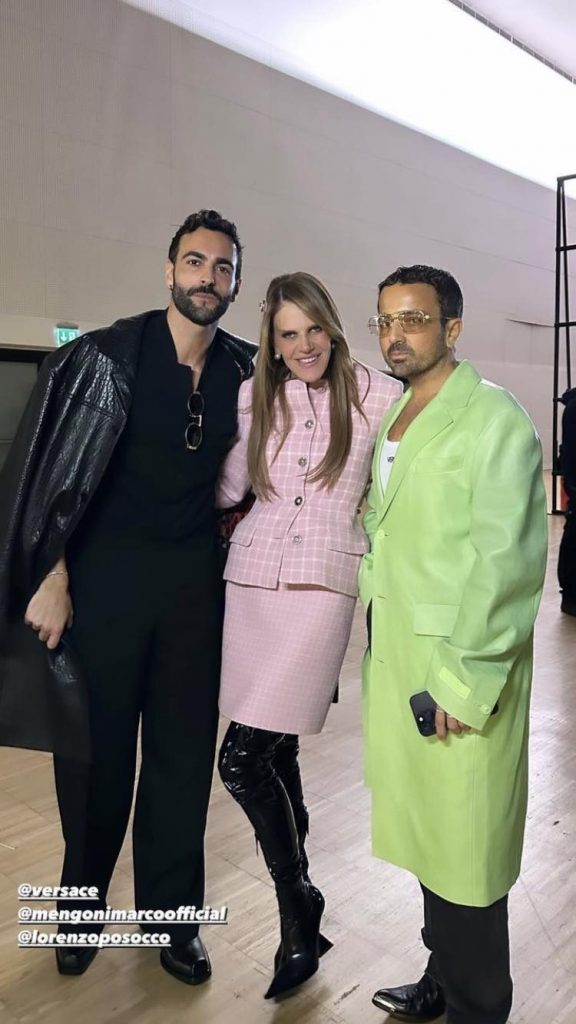 Marco Mengoni alle sfilate di Milano dopo Sanremo: è un divo dark col ...