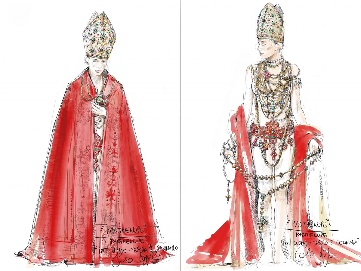 Parthenope vestita coi gioielli del Tesoro di San Gennaro: il ...