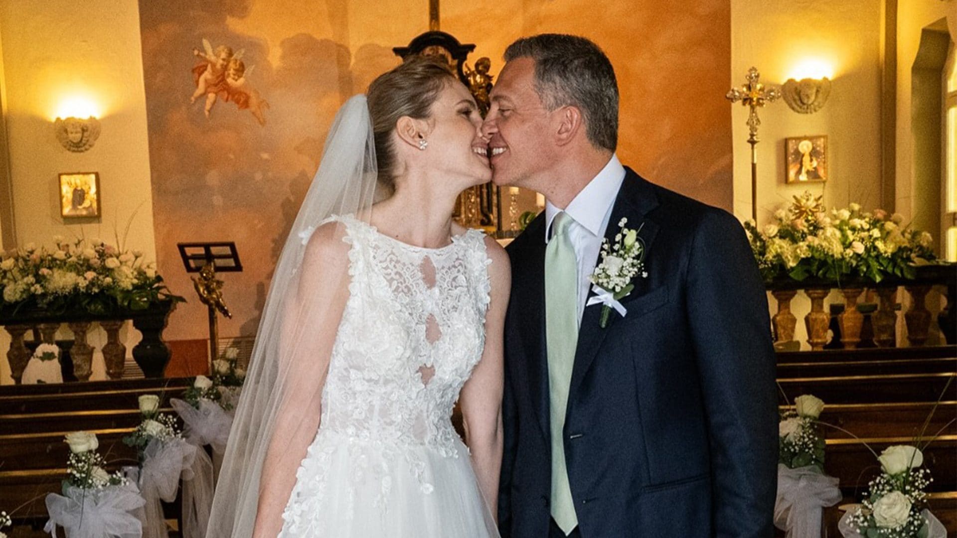 L'abito da sposa di Irene Cioni: per l'ex velina vestito tradizionale ...