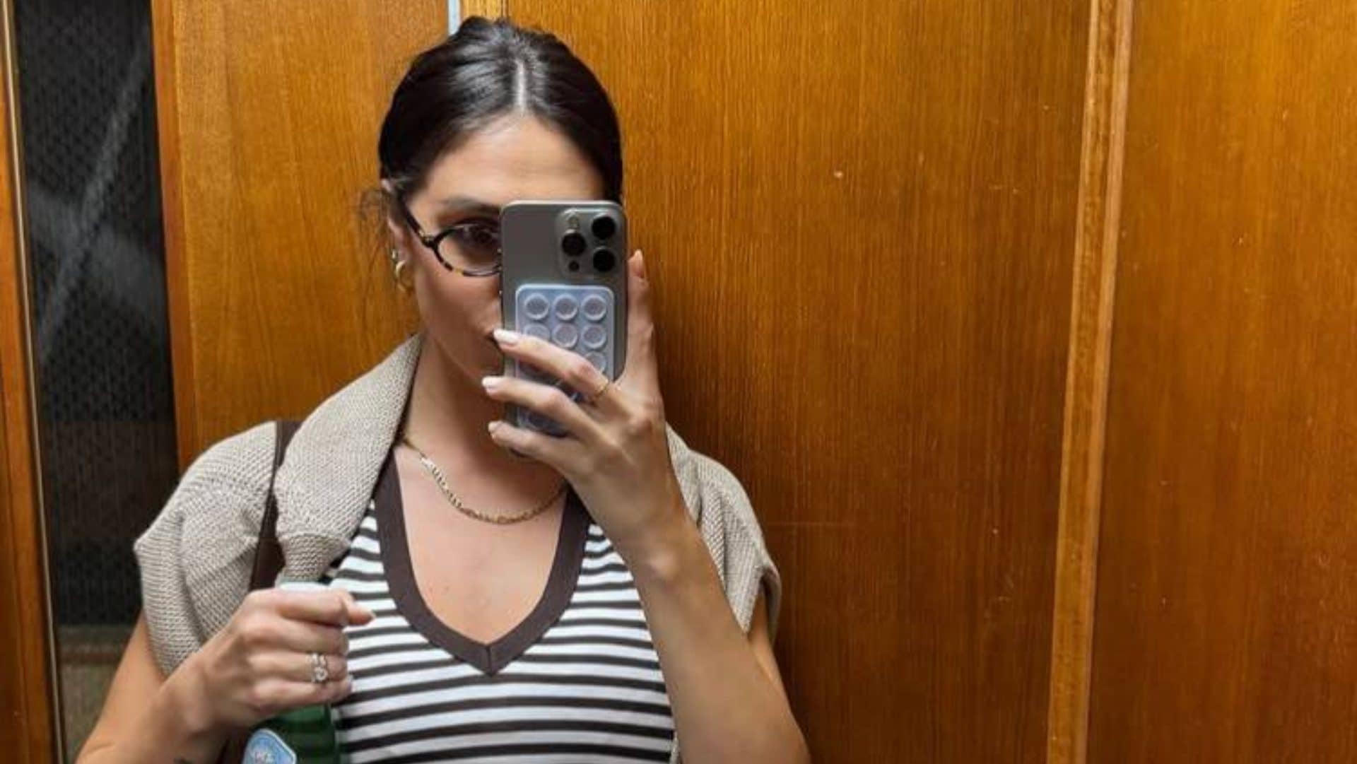 Il primo look premaman di Cecilia Rodriguez è sporty: l’ironico ...