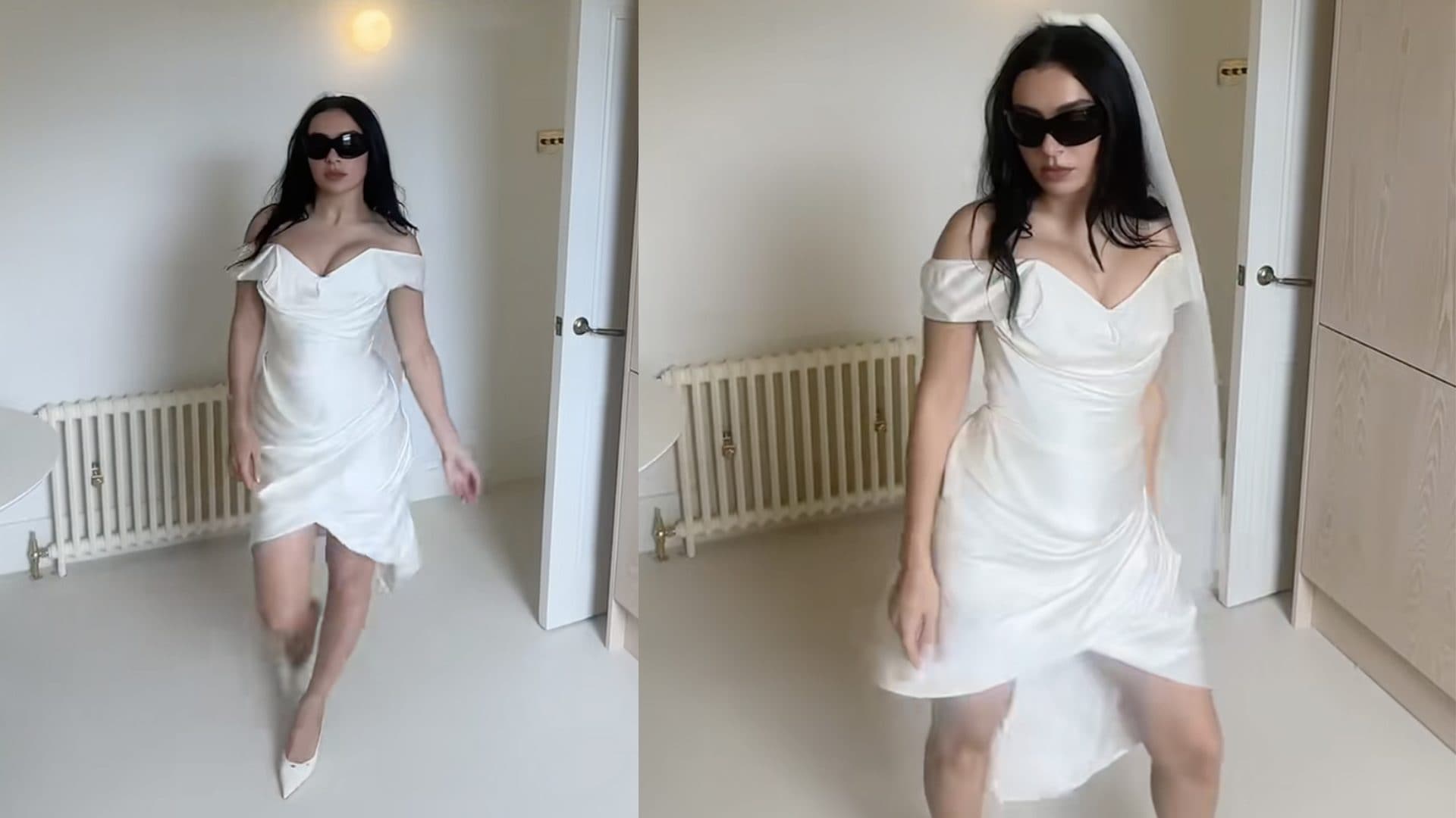 Charli XCX sposa in minigonna: è brat anche nel giorno del matrimonio