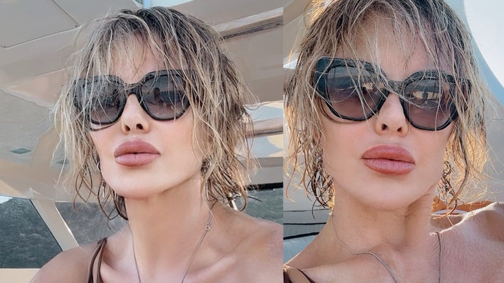 Alba Parietti spettinata in vacanza: "Sono pazza di me, del parere ...