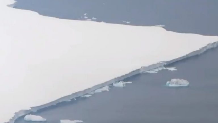 Le prime immagini dell'enorme iceberg staccatosi dal Polo Sud: è più ...