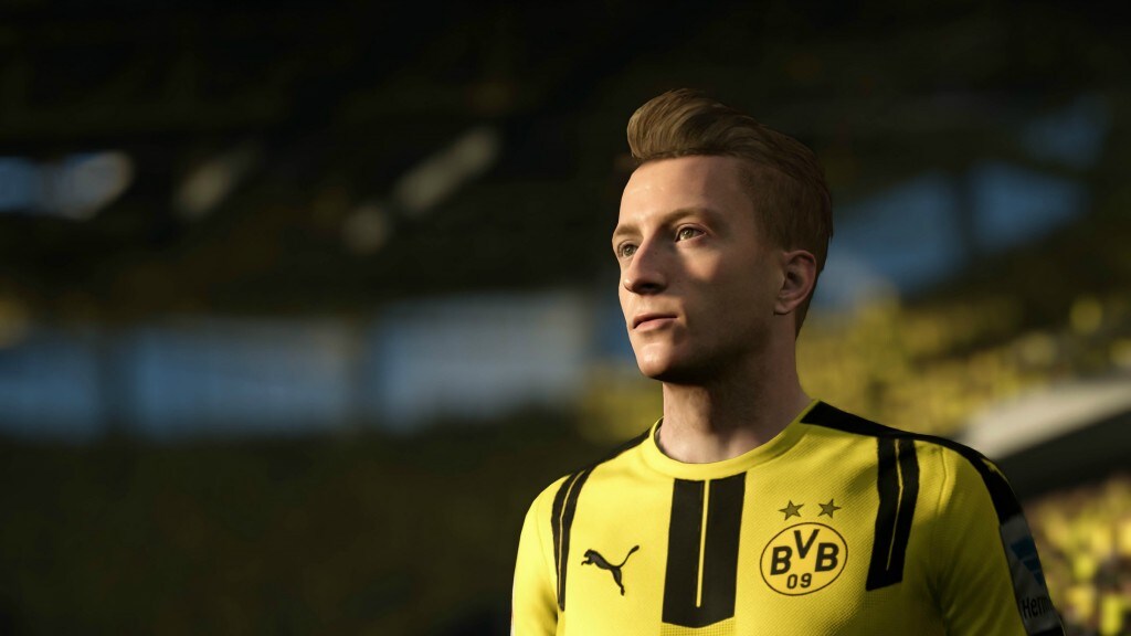 Marco Reus del Borussia Dortmund sulla copertina di FIFA 17