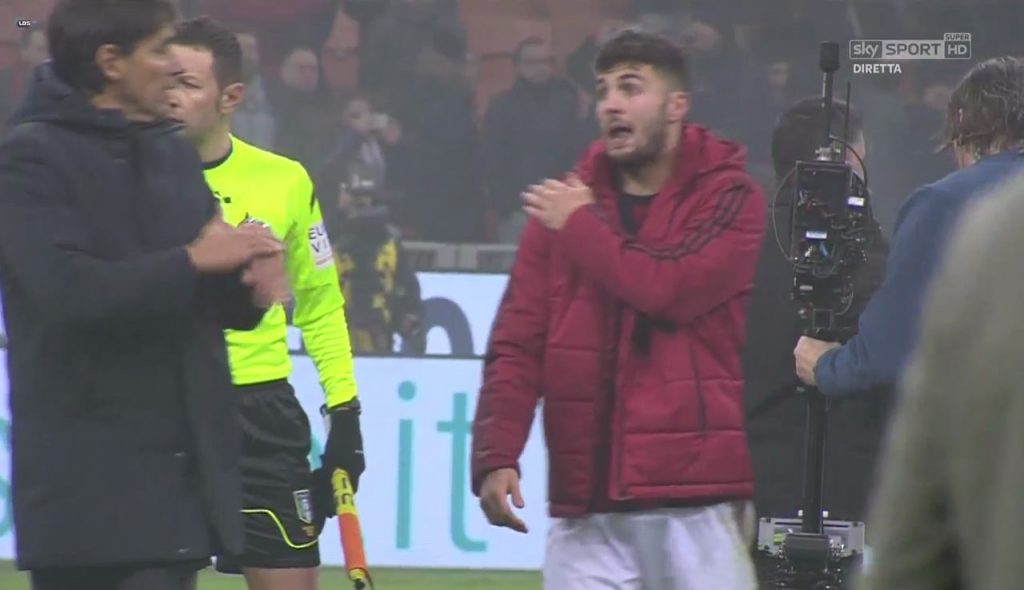 Milan, ti piace vincere facile: Cutrone a segno con la mano