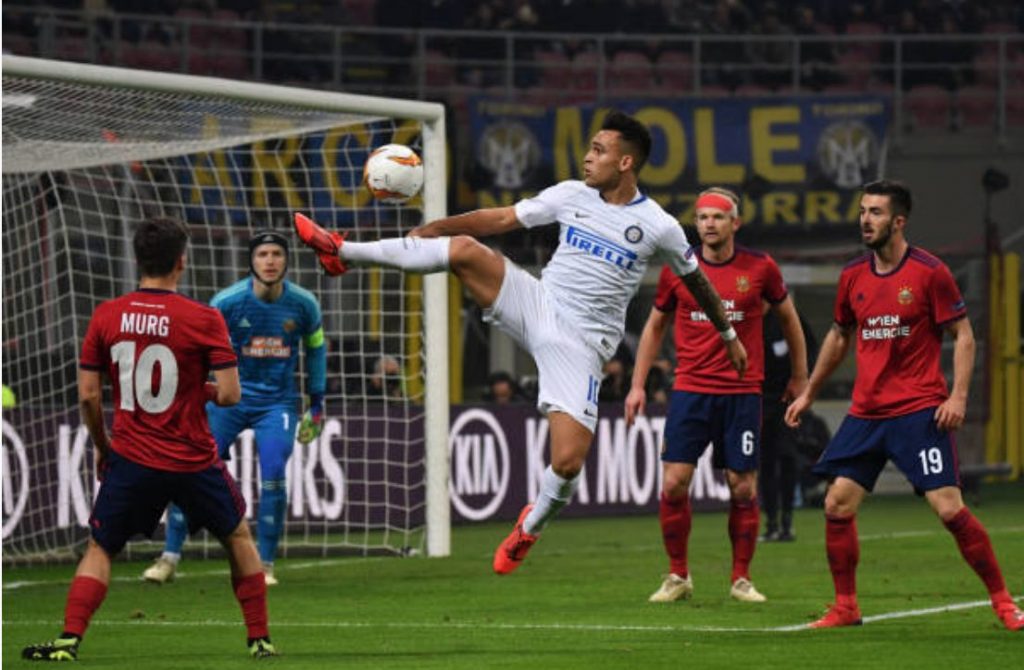 Inter-Rapid Vienna, risultato finale 4-0