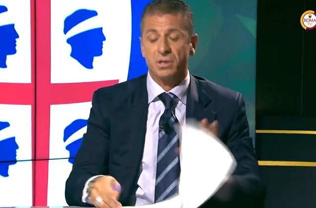 Rizzitelli lascia la diretta dopo il gol annullato a Kalinic: "Se parlo ...